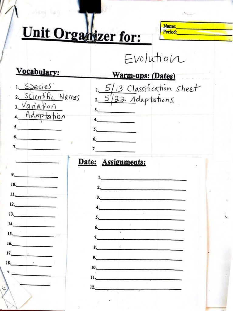 High School Biology Vocabulary: Units and Key Terms for Effective ...
